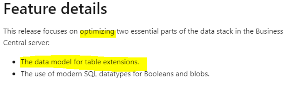 A new data model for Table Extension: the talk of the town – Dynamics ...